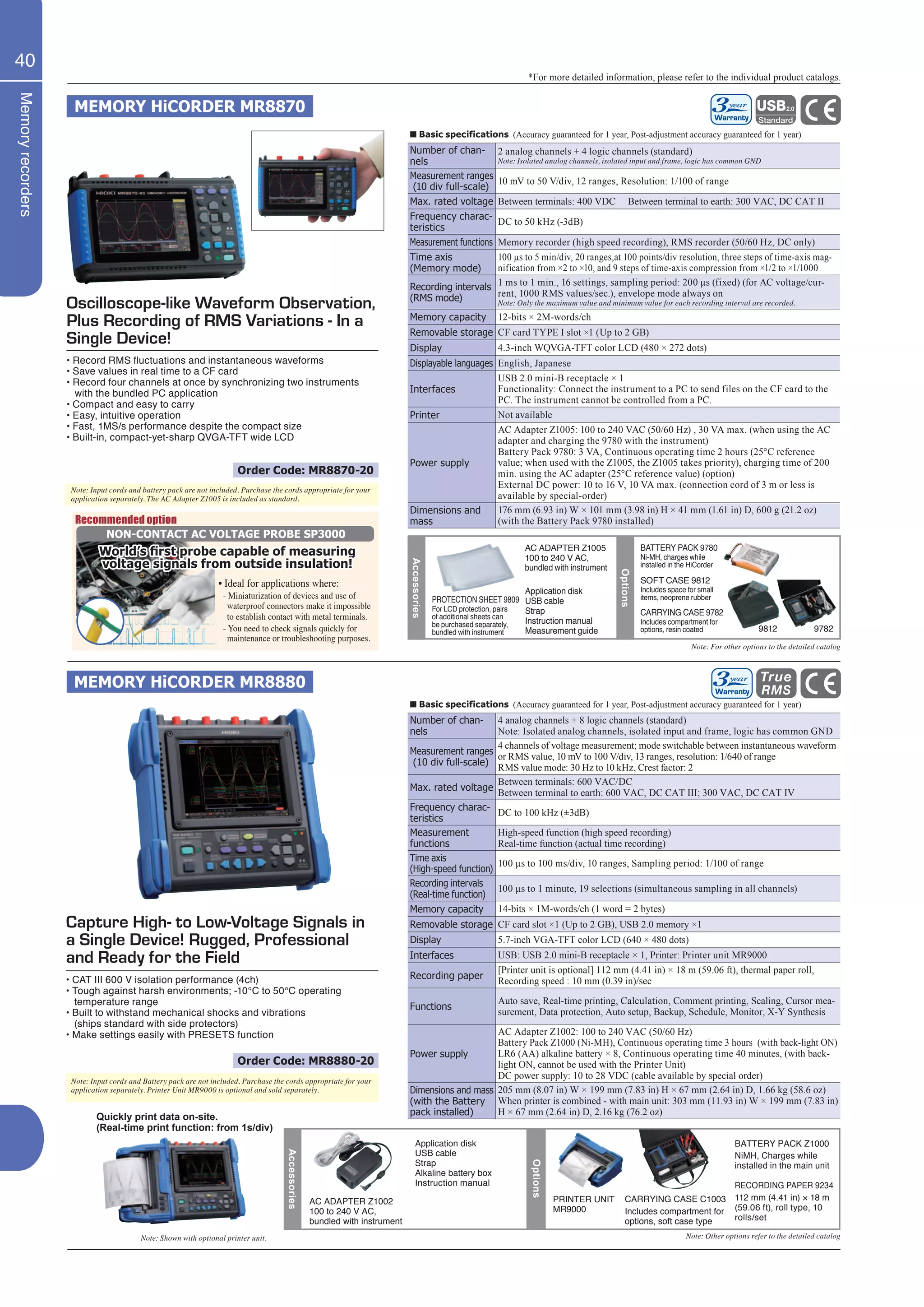 Hioki short-catalog-field-measuring-instruments-2020 | PDF | Physics ...