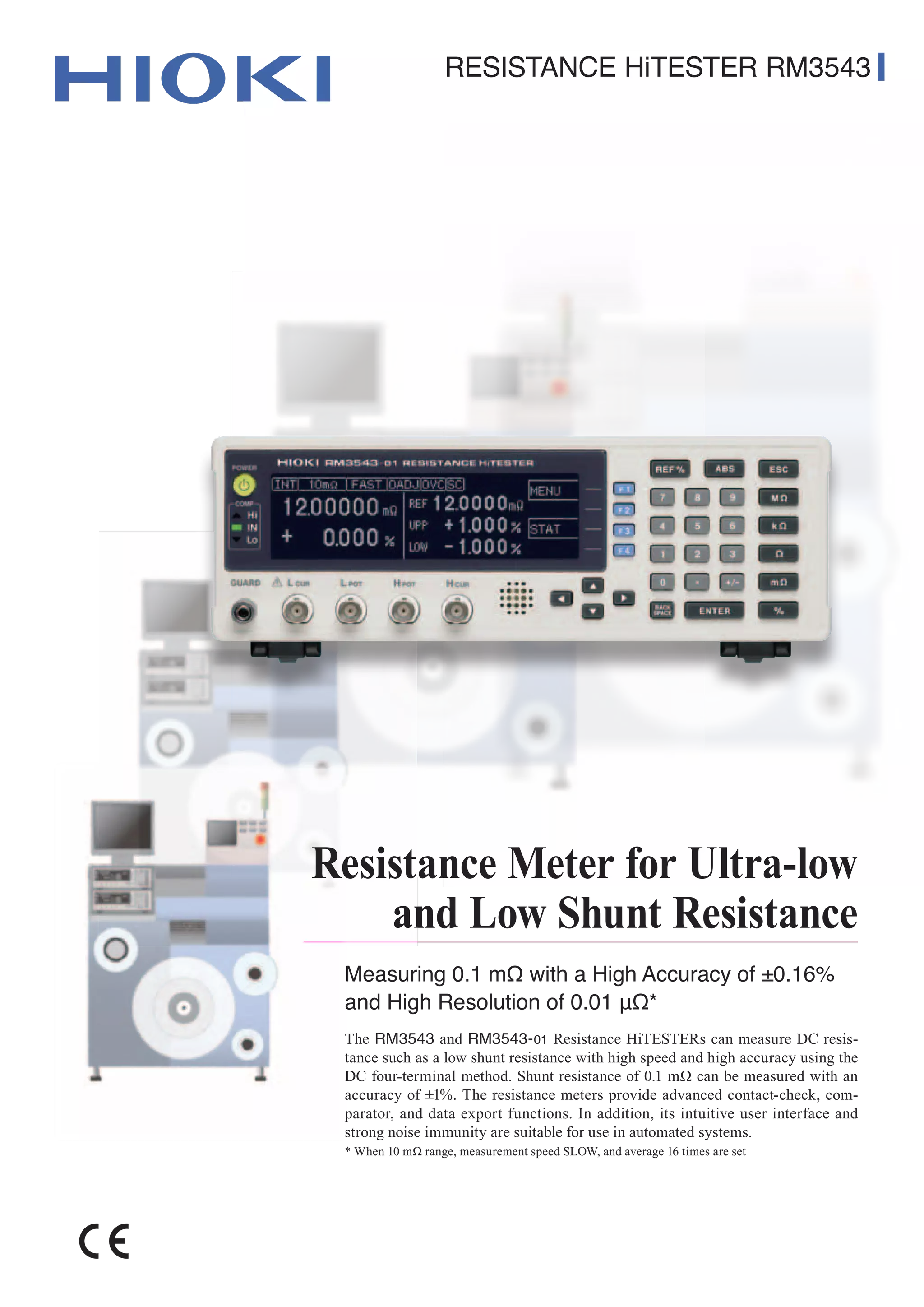 Hioki resistance meter_rm3543_e5-7xb | PDF