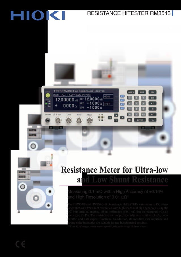 Hioki resistance meter_rm3543_e5-7xb | PDF