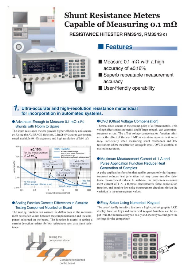 Hioki resistance meter_rm3543_e5-7xb | PDF