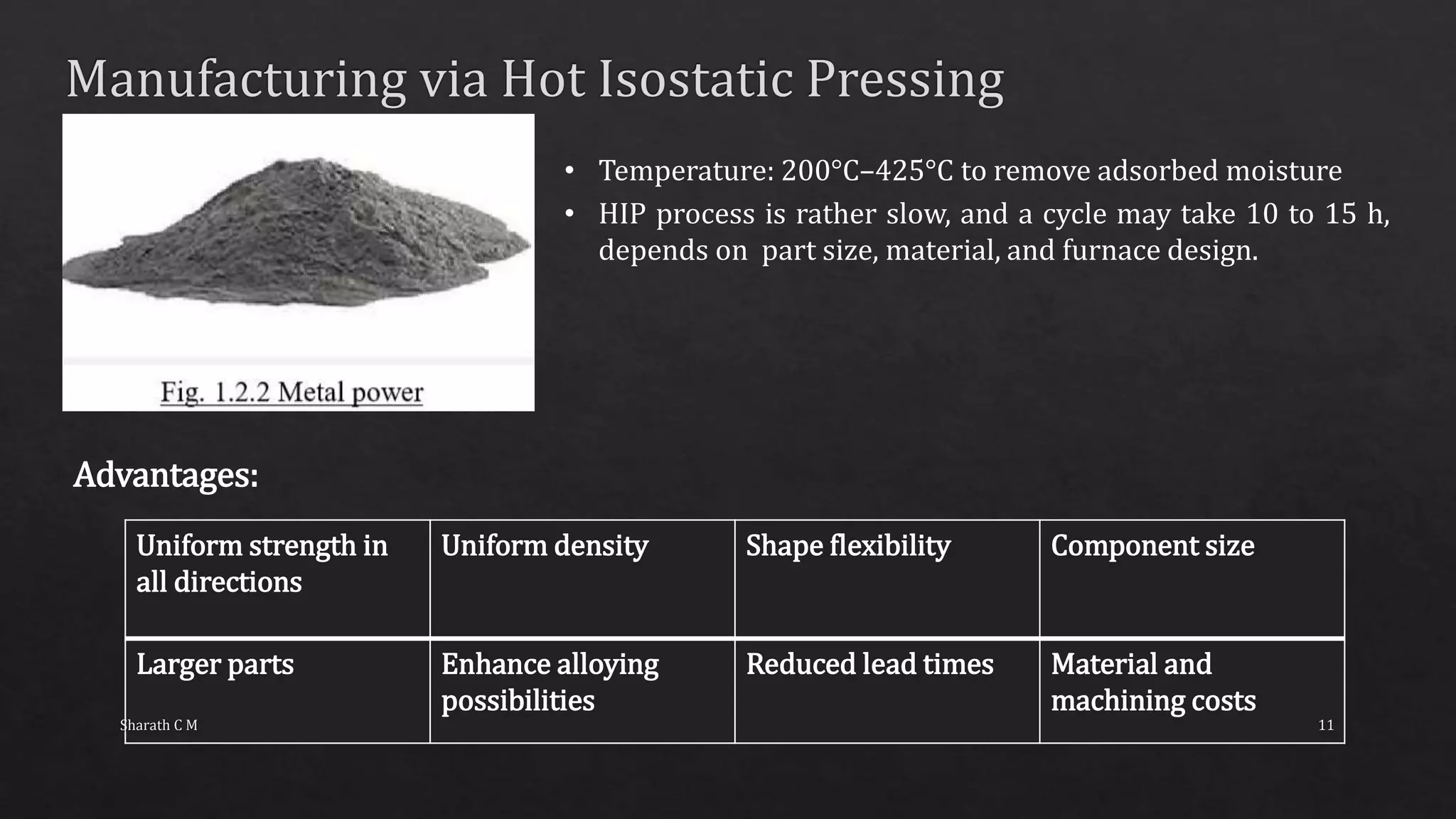 Casting & Forming through Hot Isostatic Press [HIP] | PPTX