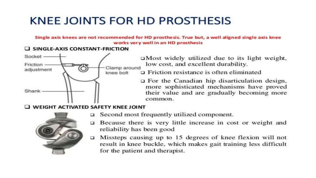 Hip Disarticulation Prosthetic Management | PPTX