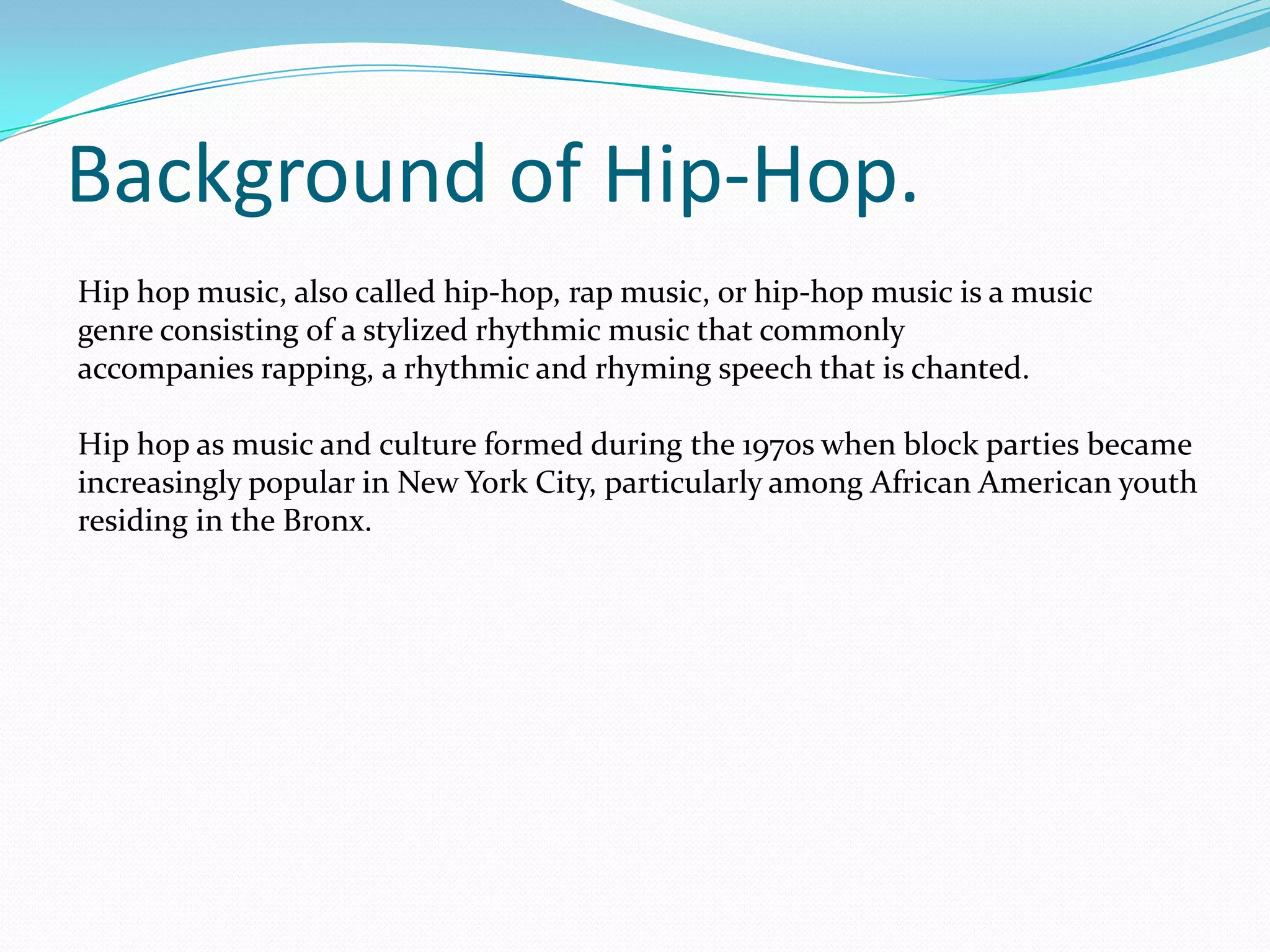 Hip hop | PPT