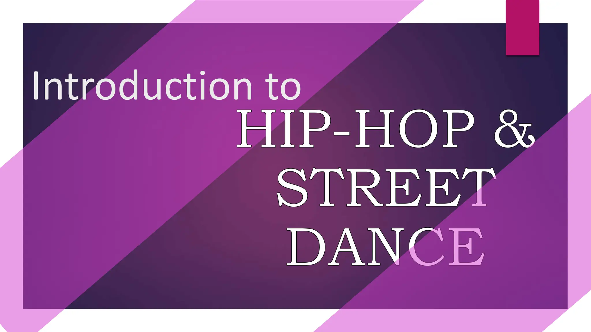 HIP-HOP dance, background, classifications. | PPT