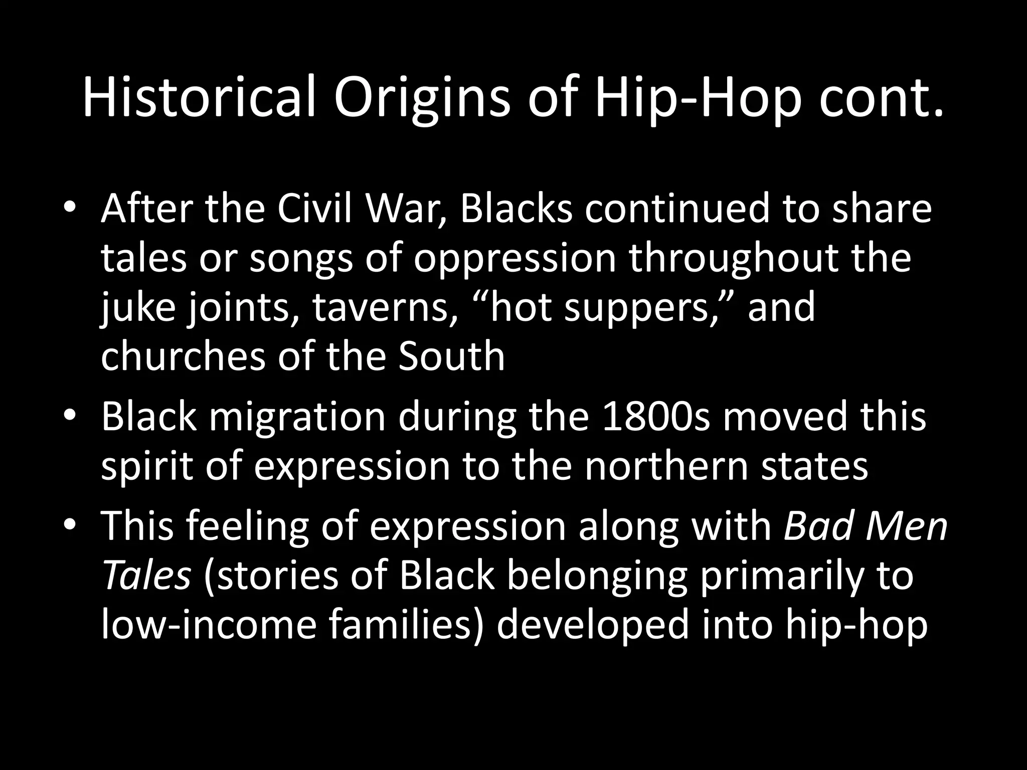 Hip-Hop Music and Culture | PPTX