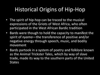 Hip-Hop Music and Culture | PPTX