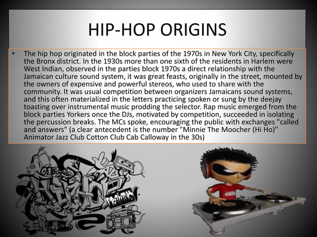Hip hop origins | PPT