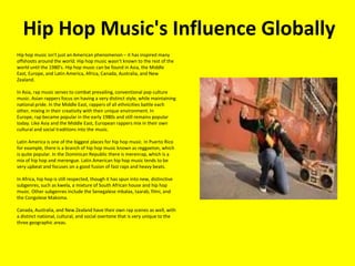 Hip Hop Research | PPTX