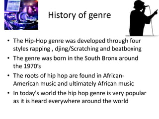 Hip hop research (4) | PPTX