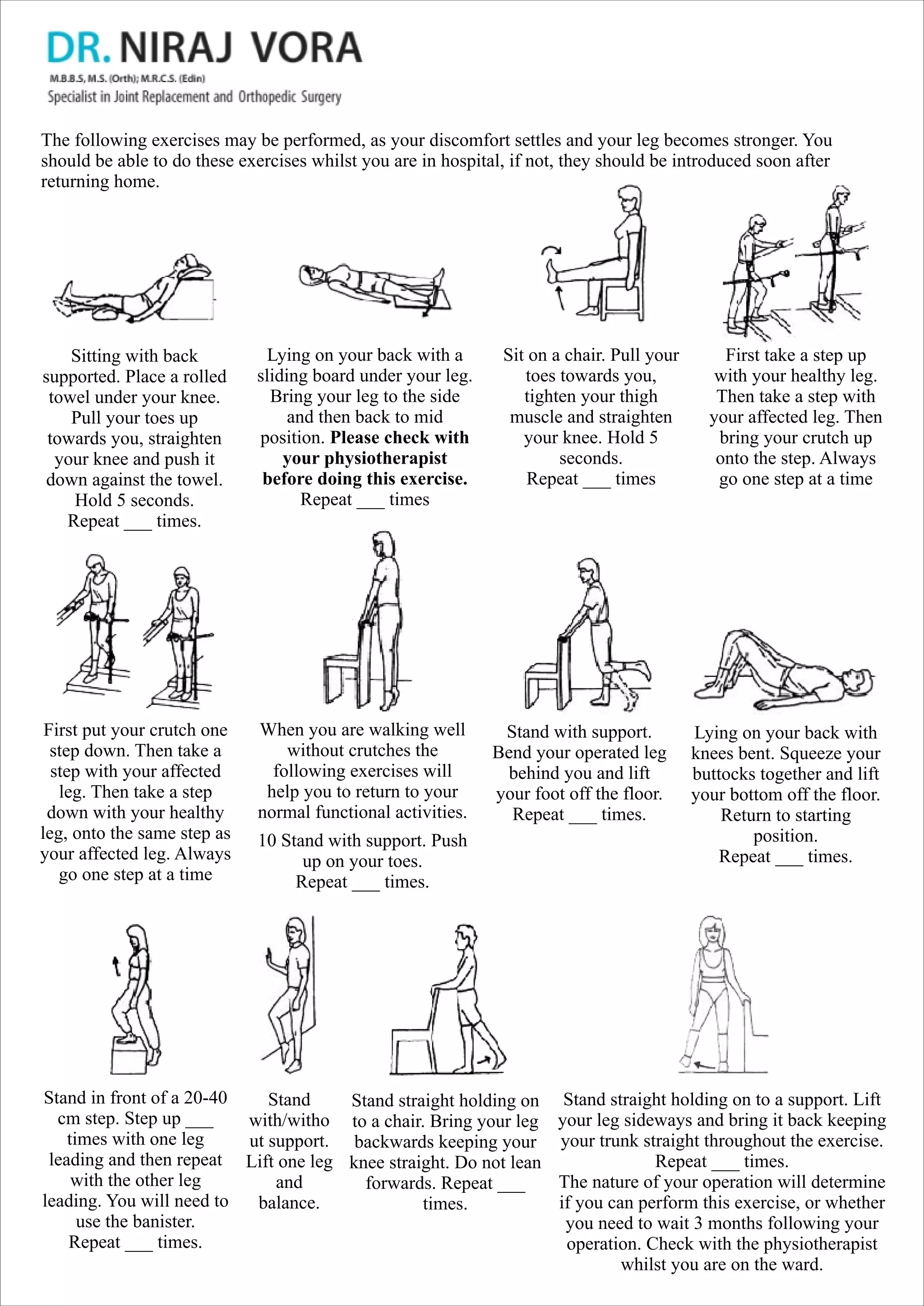 Dr Niraj Vora - All About Hip Replacement Surgery and Relief