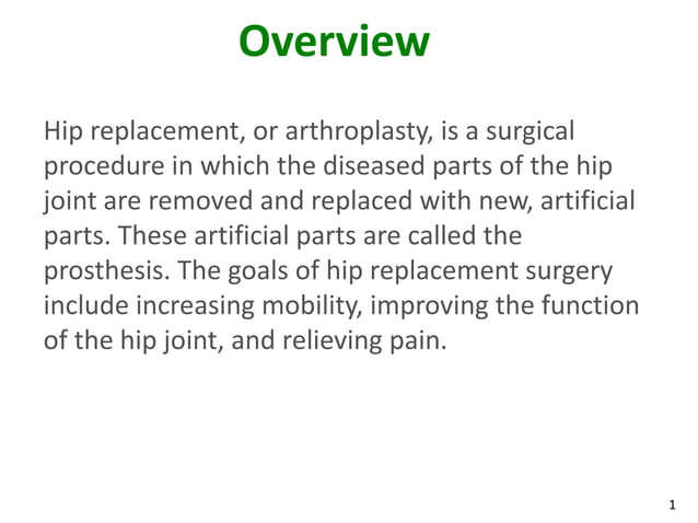 Hip replacement | PPT