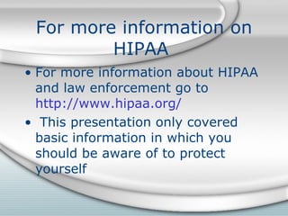 HIPAA | PPT