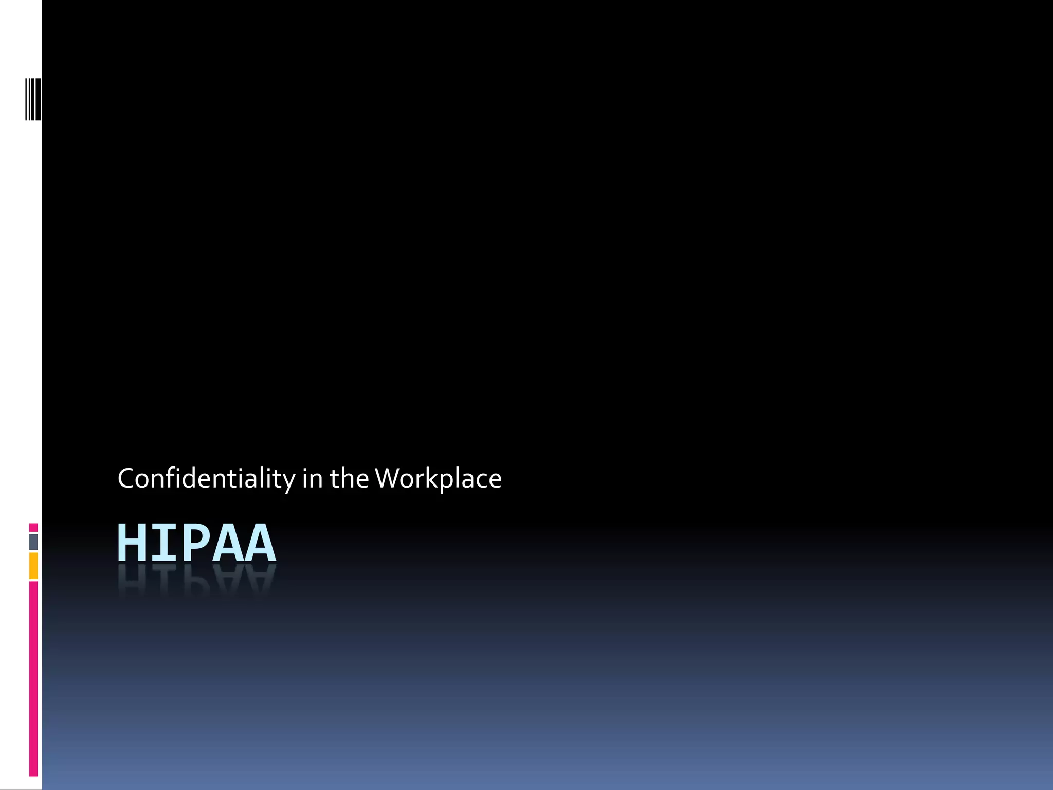 HIPAA | PPTX