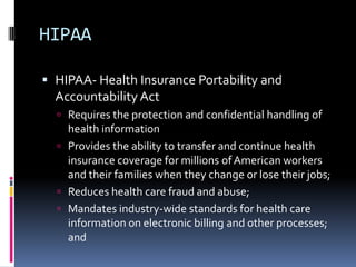 HIPAA | PPTX