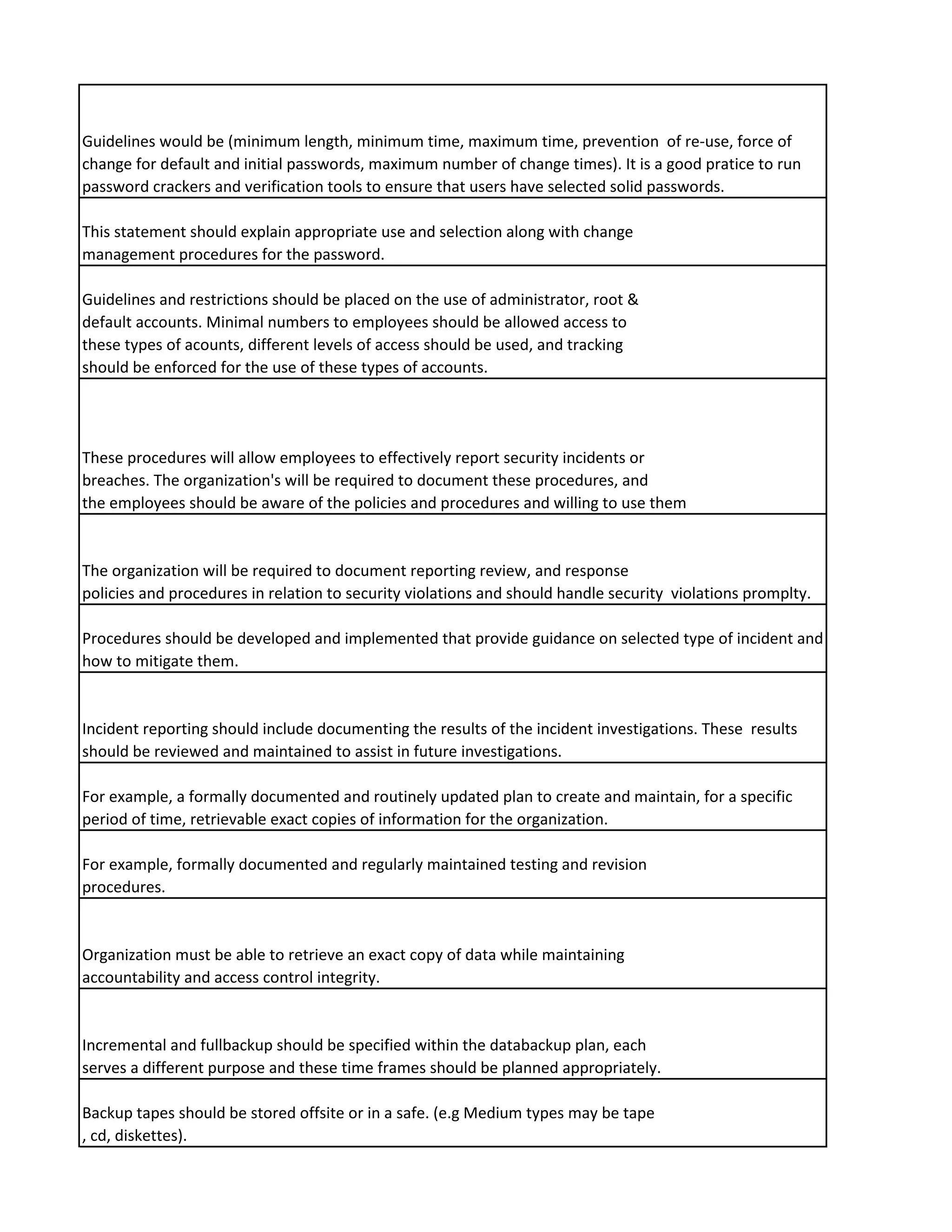 Hipaa checklist - information security | PDF | Computing | Technology ...