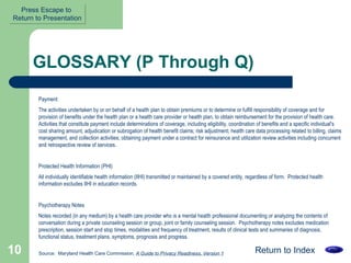 HIPAA Glossary | PPT