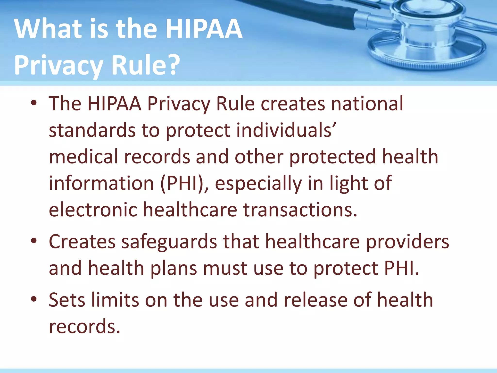 HIPAA - Understanding the Basics of Compliance | PPTX