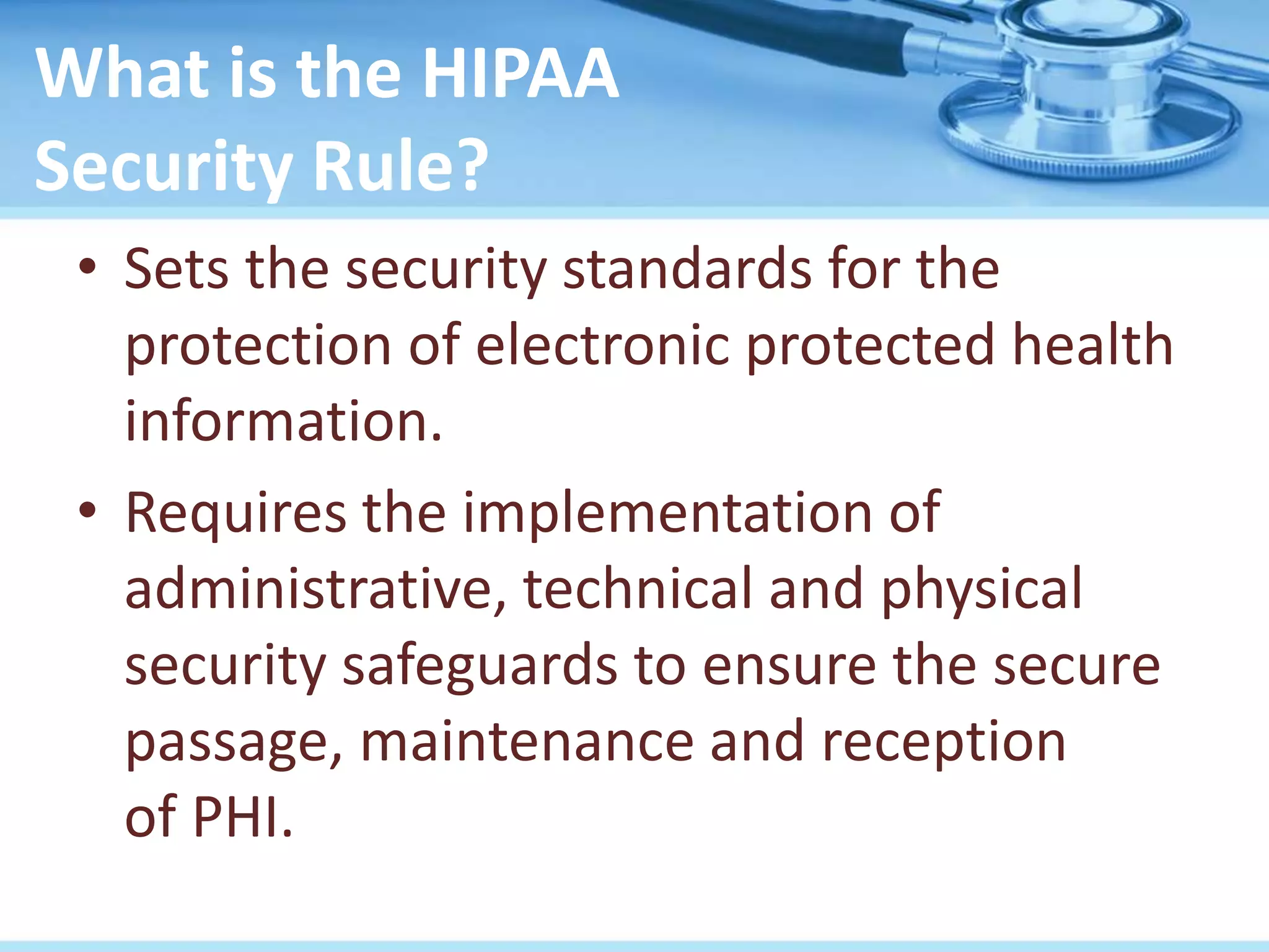 HIPAA - Understanding the Basics of Compliance | PPTX