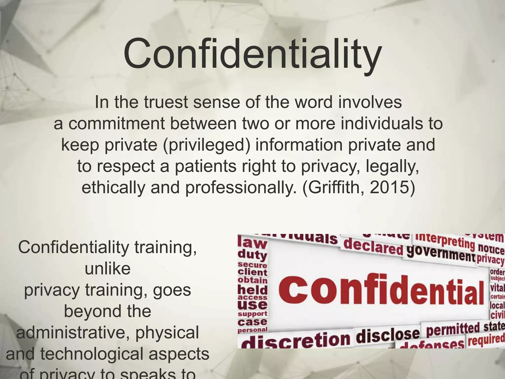 HIPAA and Confidentiality | PPTX