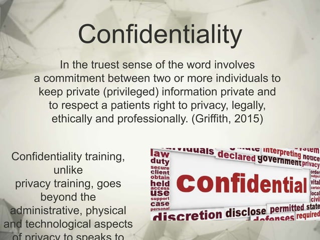 HIPAA and Confidentiality | PPT