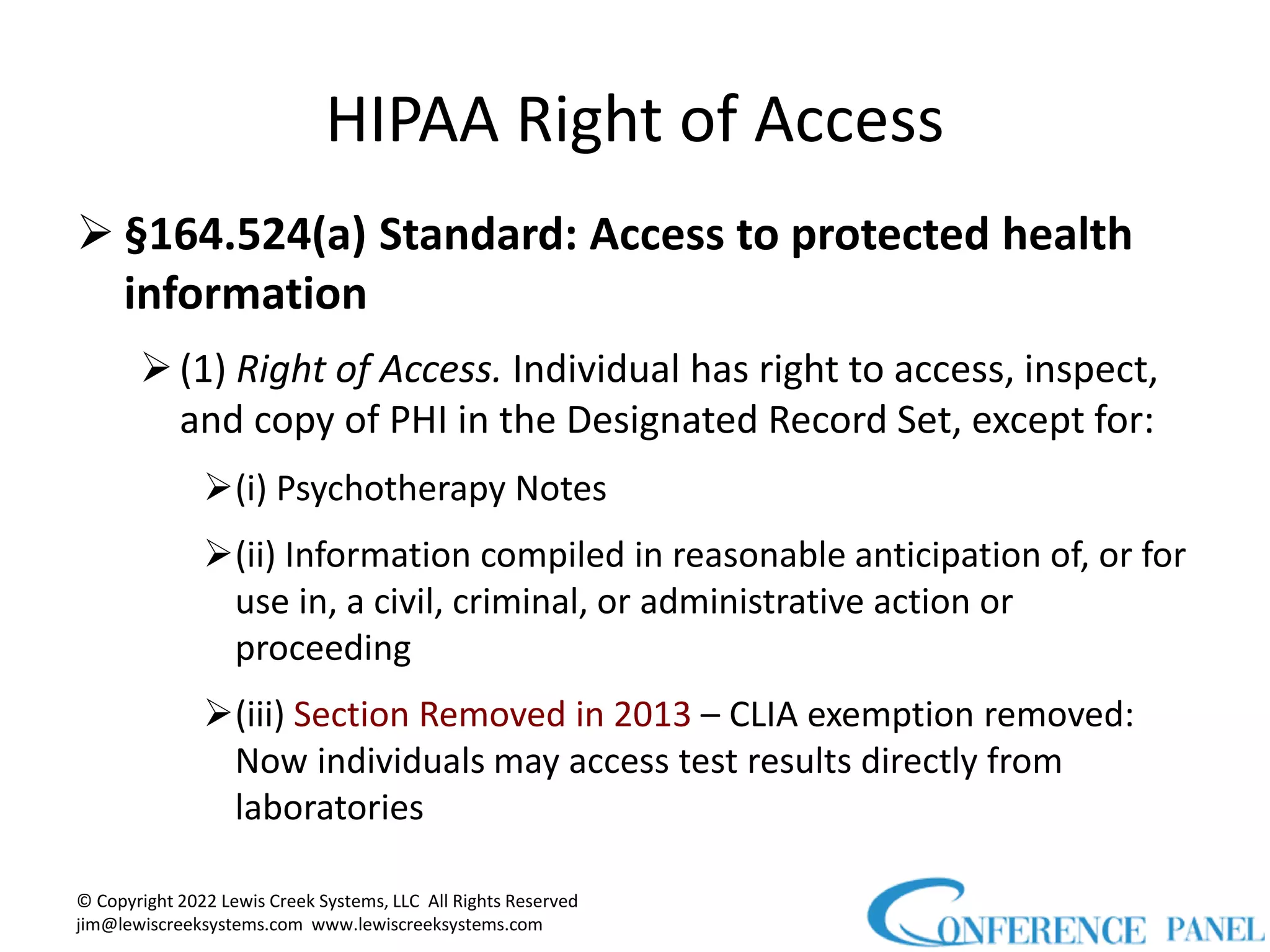HIPAA and Patient Access of Information - New Rules and Guidelines | PPT