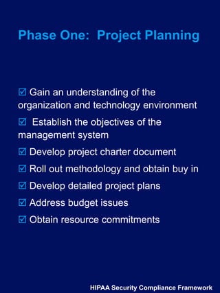 A project approach to HIPAA | PDF