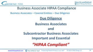 HIPAA Business Associate Compliance and Dangers | PDF