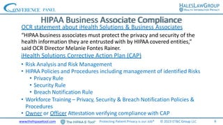 HIPAA Business Associate Compliance and Dangers | PDF