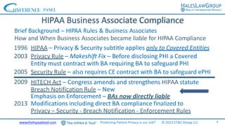 HIPAA Business Associate Compliance and Dangers | PDF