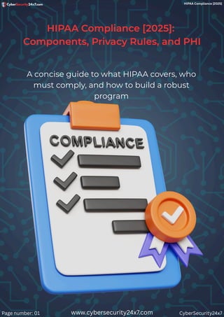 HIPAA Compliance [2025]: Components, Privacy Rules, and PHI | PDF