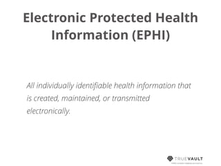 HIPAA Compliance for Developers | PPT