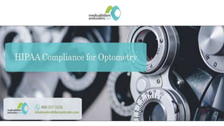 HIPAA Compliance for Optometry | PPTX