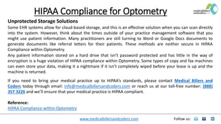 HIPAA Compliance for Optometry | PPTX