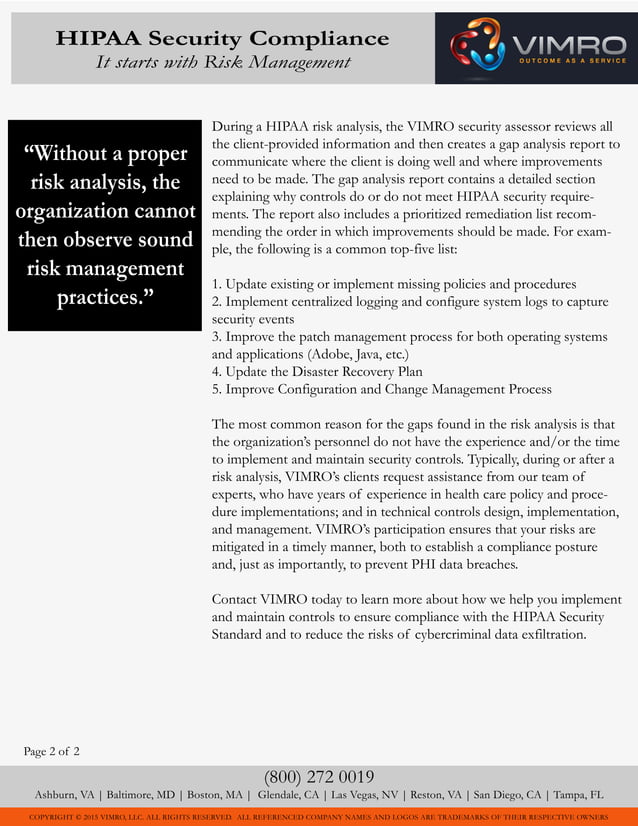 HIPAA and HITECH Compliance Guide | PDF