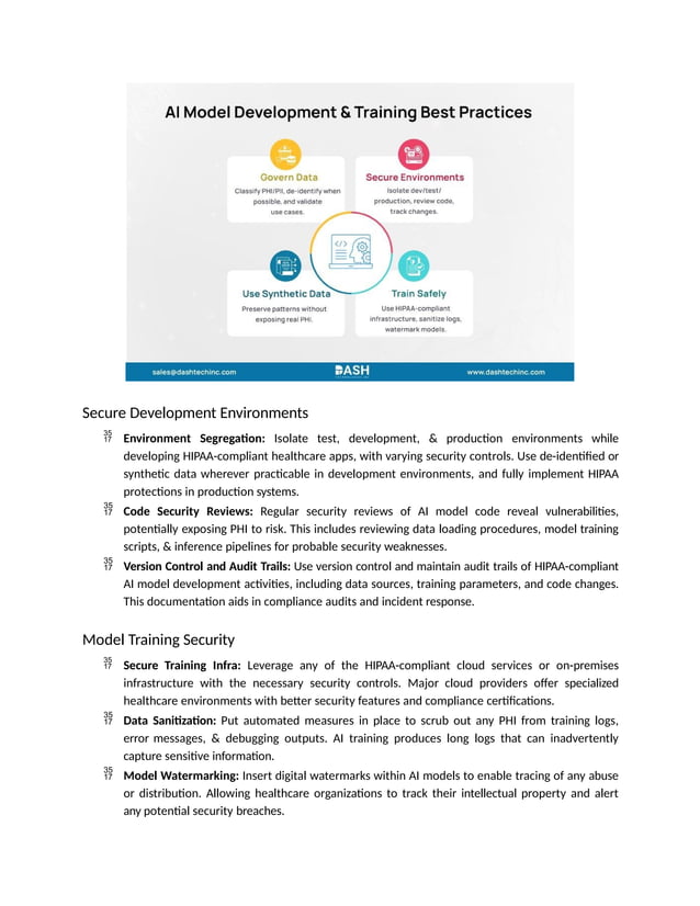 HIPAA Compliant AI Development - Requirements & Security Best.pptx