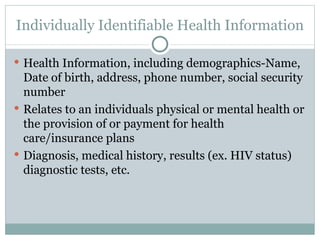 Hipaa overview2011 student orientation | PPT