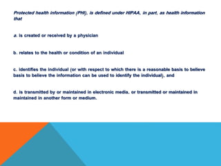 HIPAA Refresher for Home Health Professionals | PPTX
