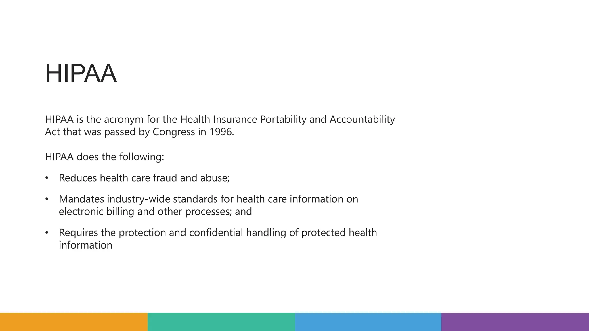 HIPAA Presentation | PPTX