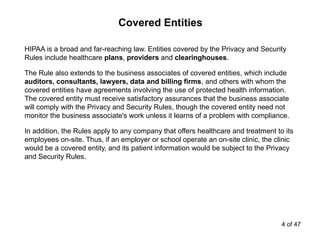 HIPAA Privacy & Security | PPT