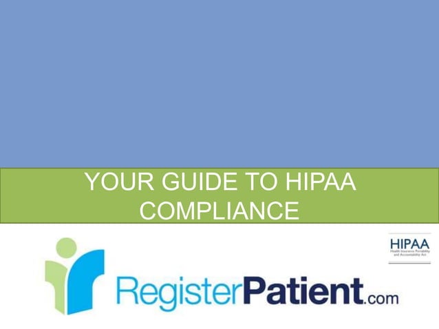 HIPAA Compliance | PPTX