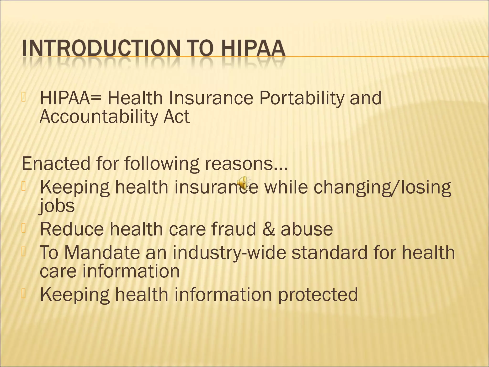 HIPAA TITLE II (2) | PPT