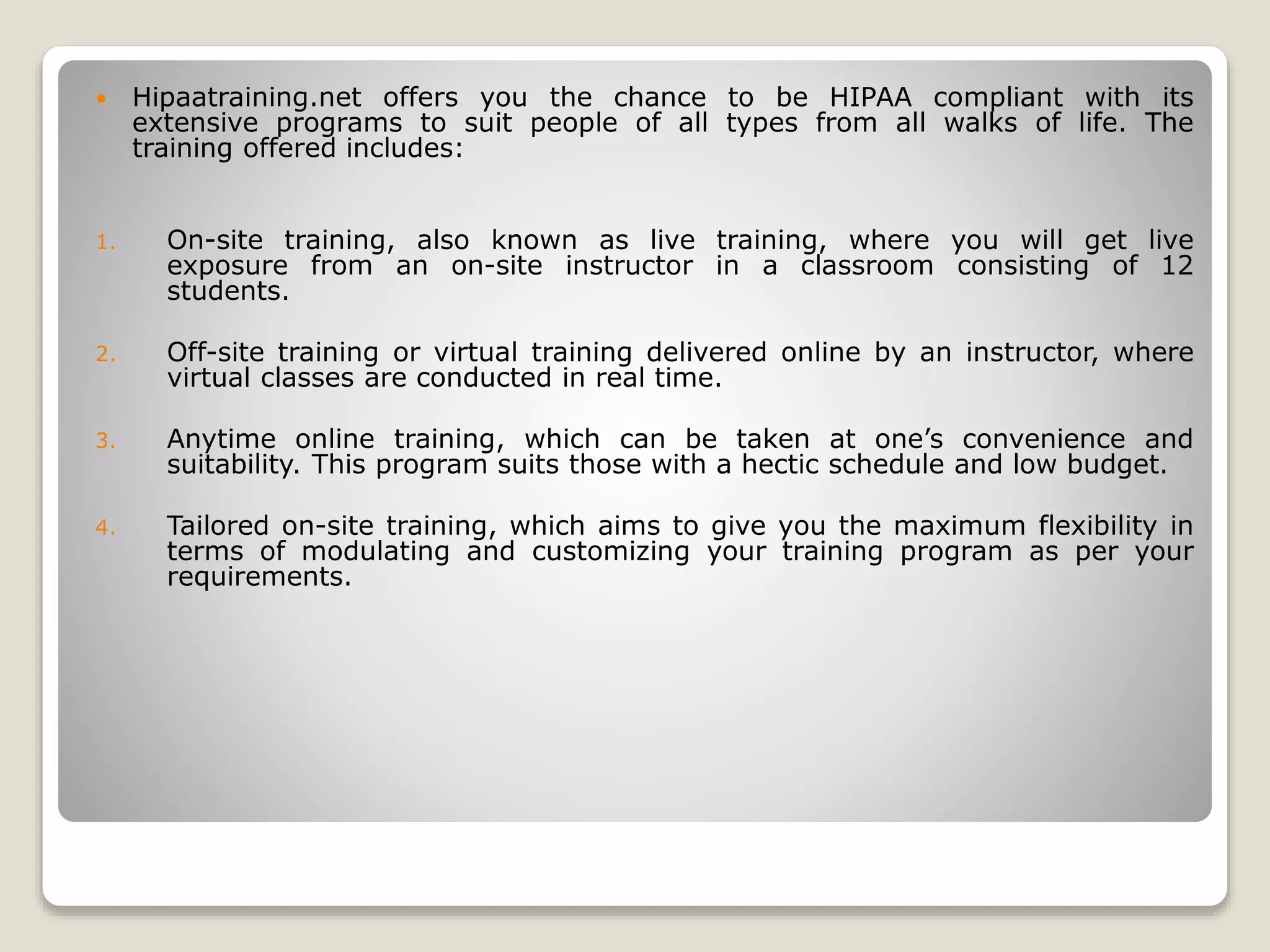 Hipaa training | PPT