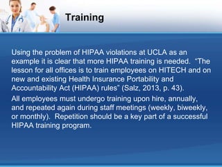 HIPAA Training: Preventing Employees from Violating HIPAA | PPTX