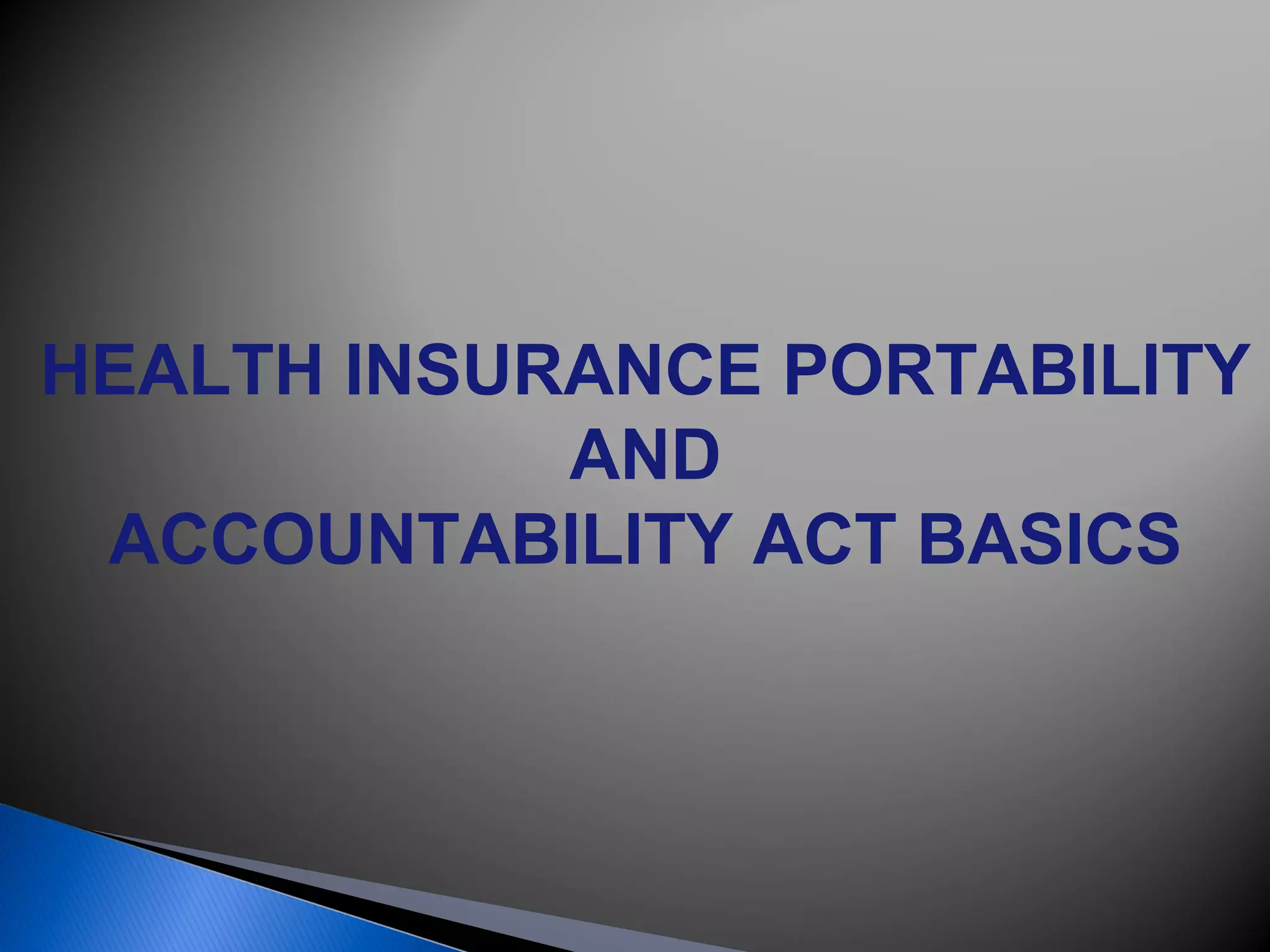 HIPAA Training Basics | PPT