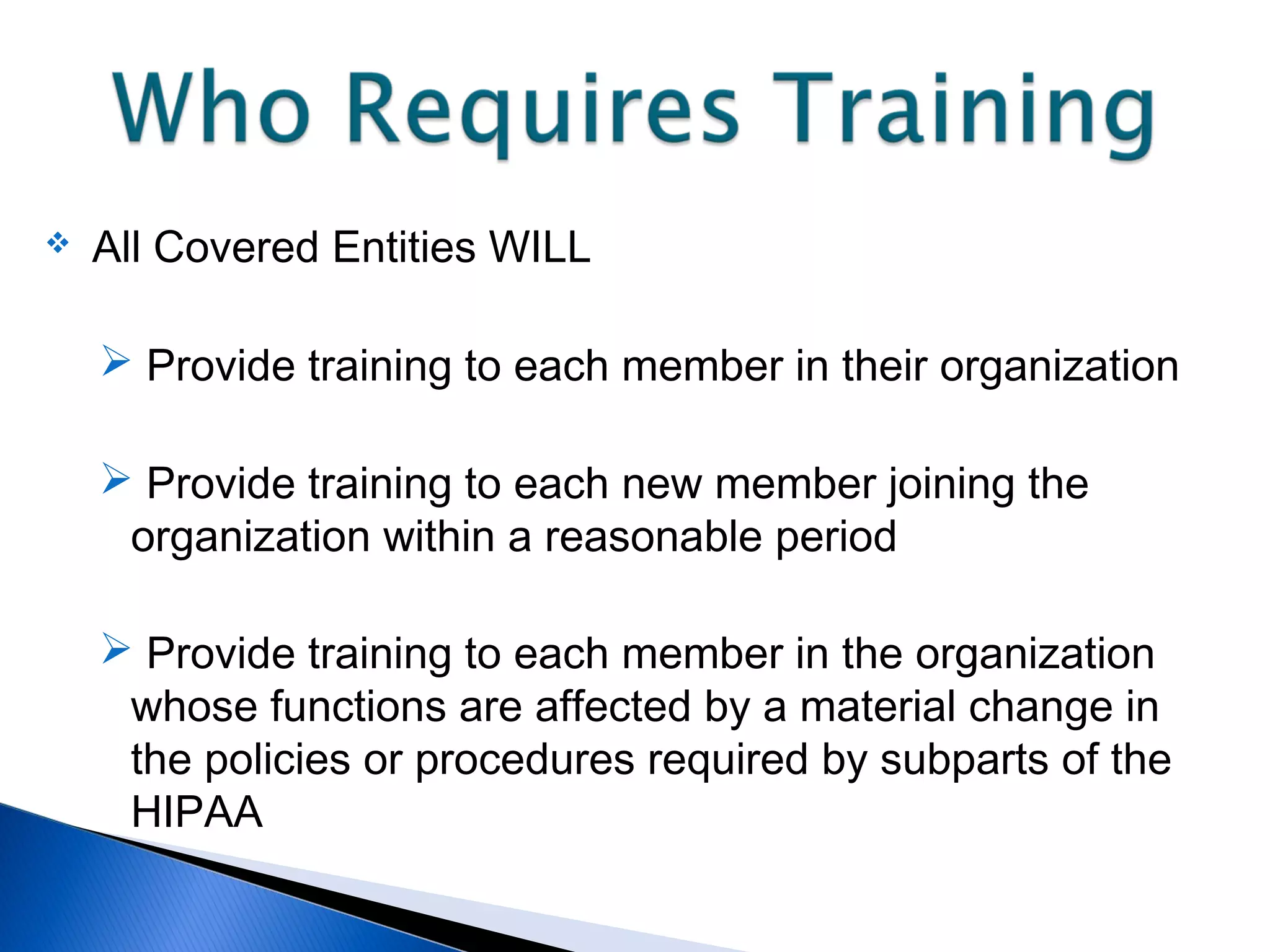 HIPAA Training Basics | PPT