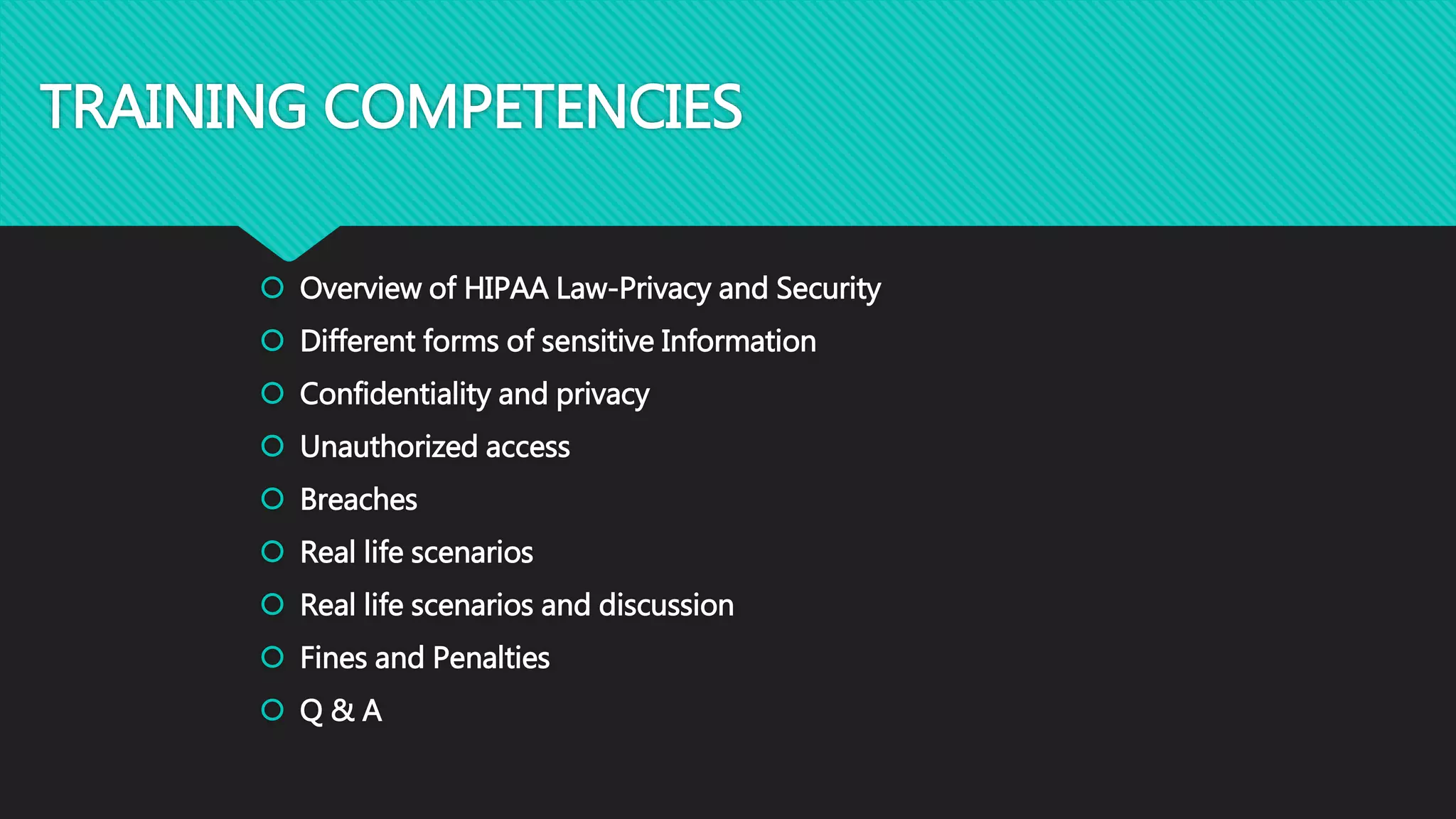 HIPAA Employee and Health Professional Training | PPTX