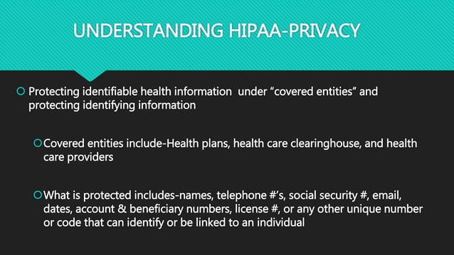 HIPAA Employee and Health Professional Training | PPTX