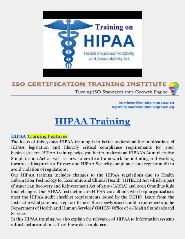 HIPAA | HIPAA Training