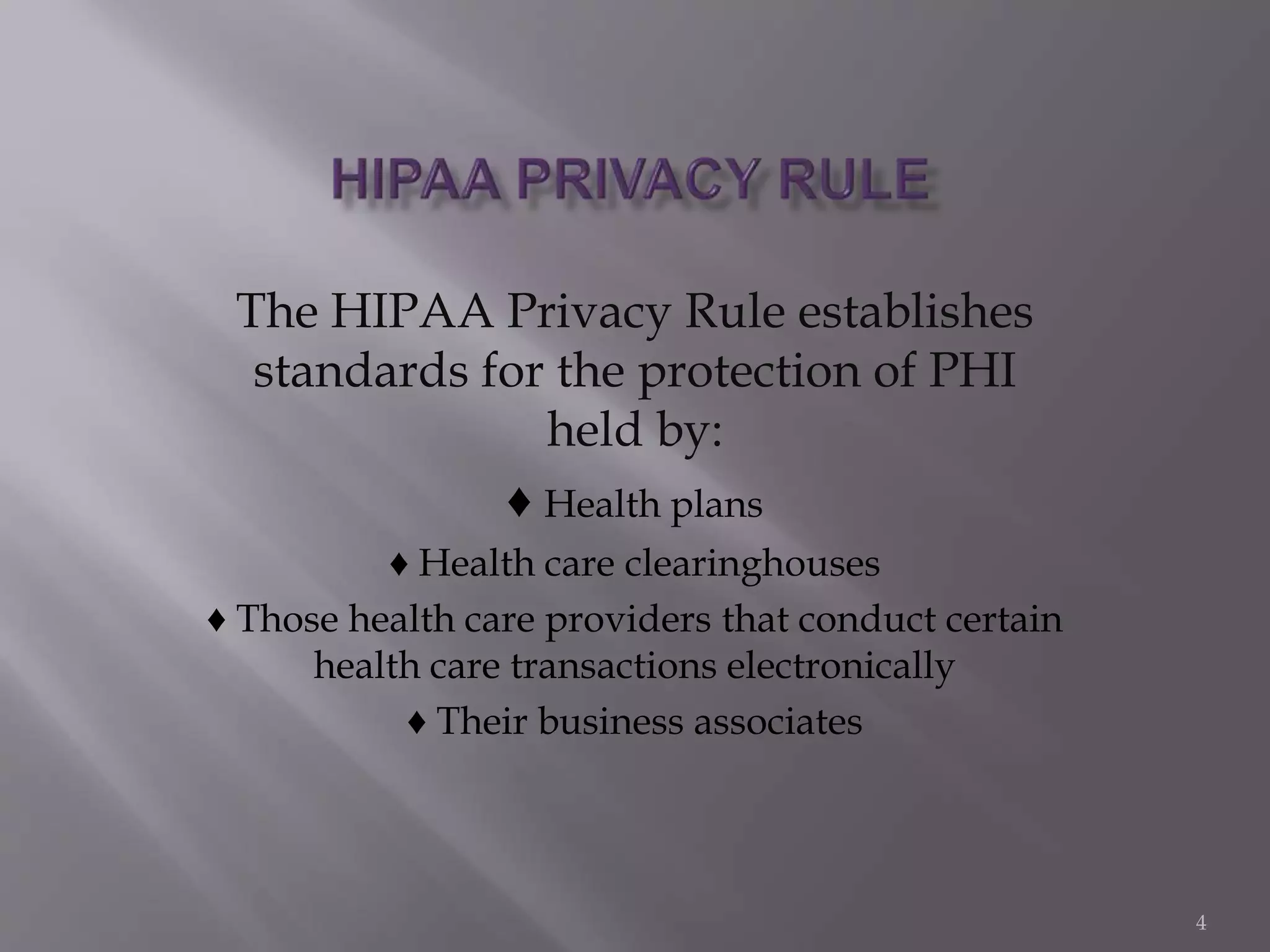 Hipaa training for healthcare workers | PPTX
