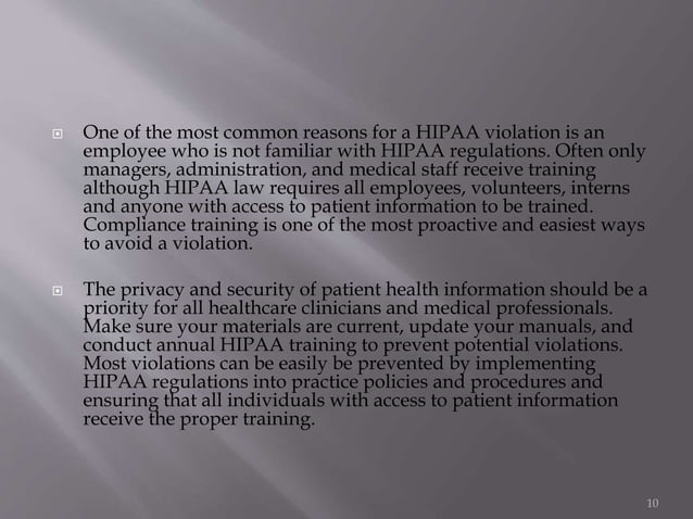 Hipaa training for healthcare workers | PPTX | Health Insurance | Insurance